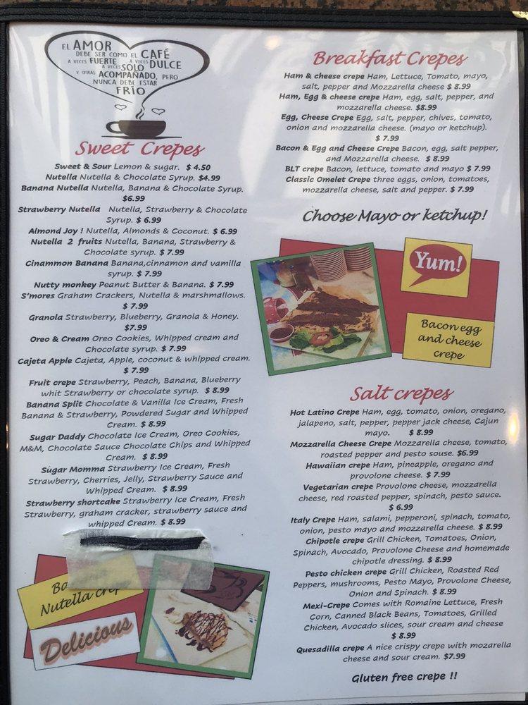 Menu at Nuestra Passion Coffee Shop desserts, Butler
