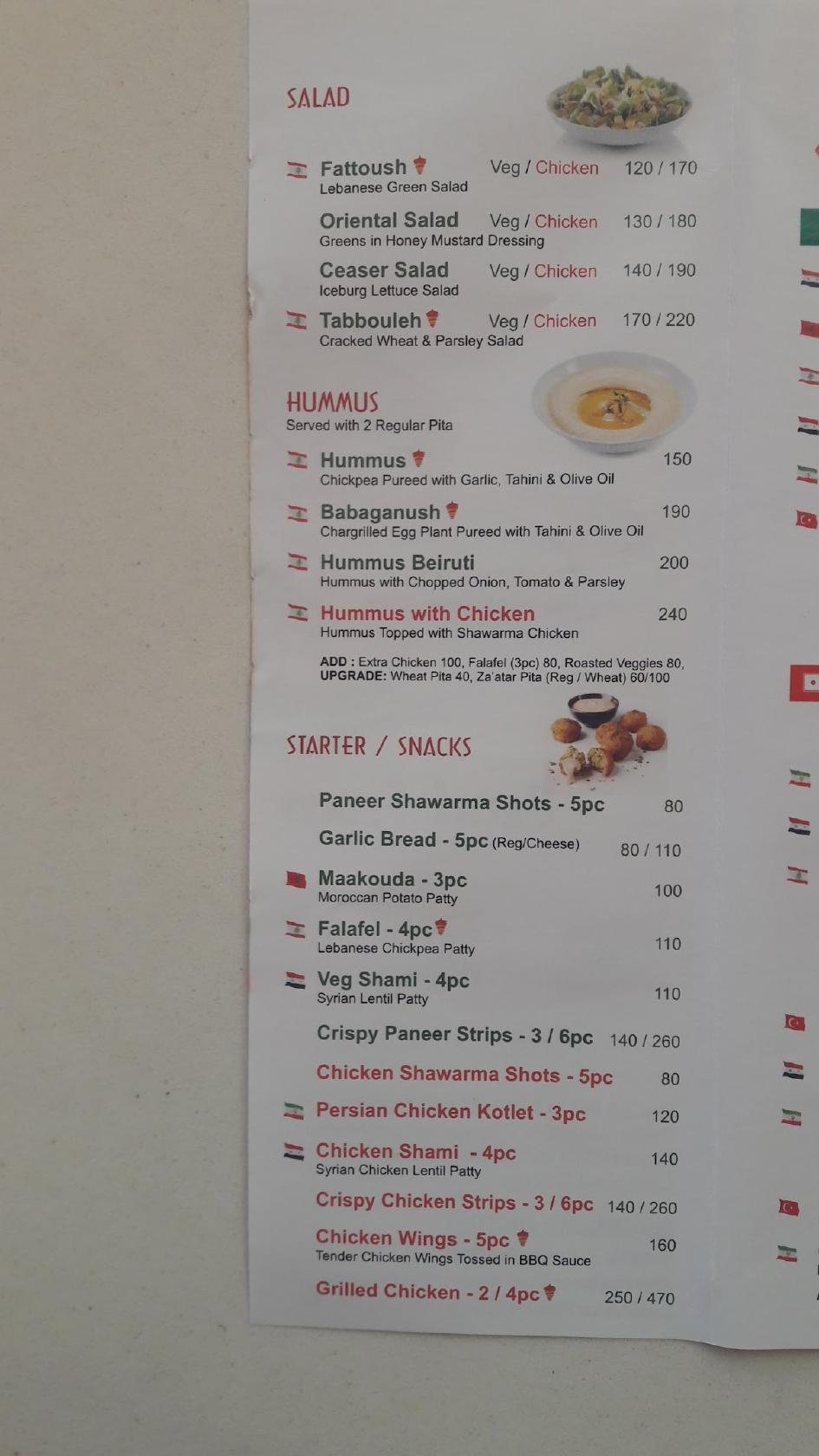 Menu at Shawarma Factory, Mumbai, Shop No. 5