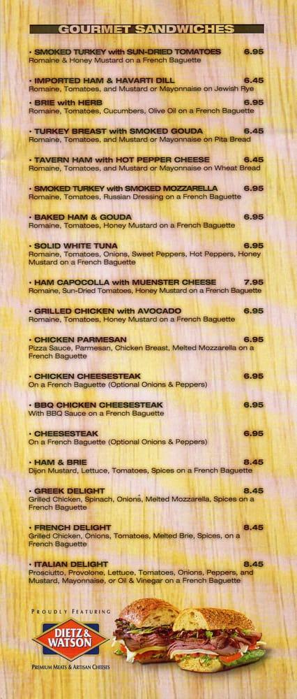 Menu at Kennedy Food Garden, Philadelphia
