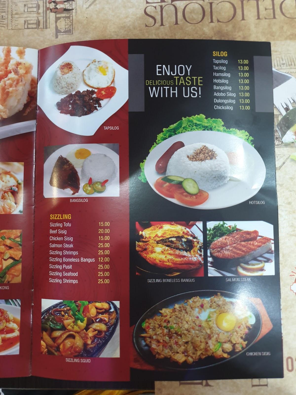 Menu at Manila Pinoy Restaurant And Bakery, Abu Dhabi, E18-02