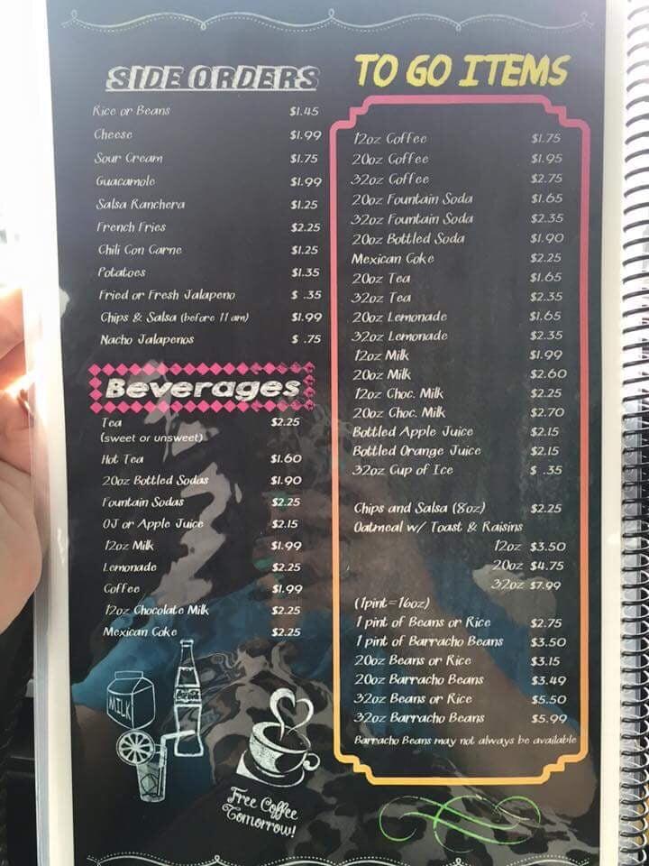 Menu at Oblate Cafe, San Antonio, 904 Oblate Dr