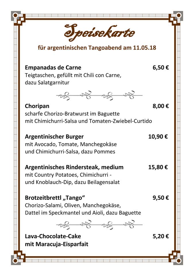 Speisekarte von Gasthaus Bergsteffl restaurant, Au in der Hallertau