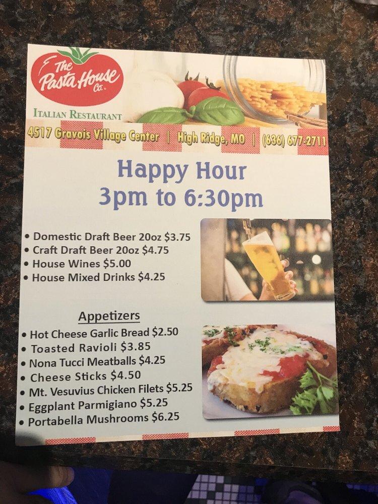Menu at Pasta House Co restaurant, High Ridge