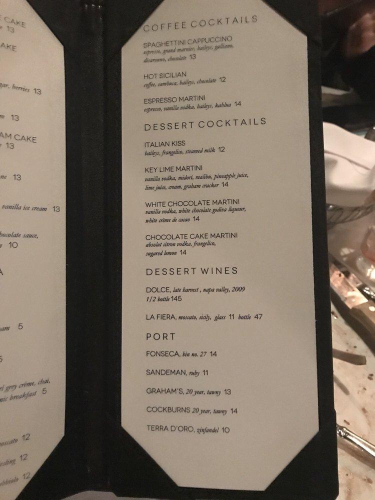 Menu at Spaghettini restaurant, Seal Beach, Old Ranch Pkwy