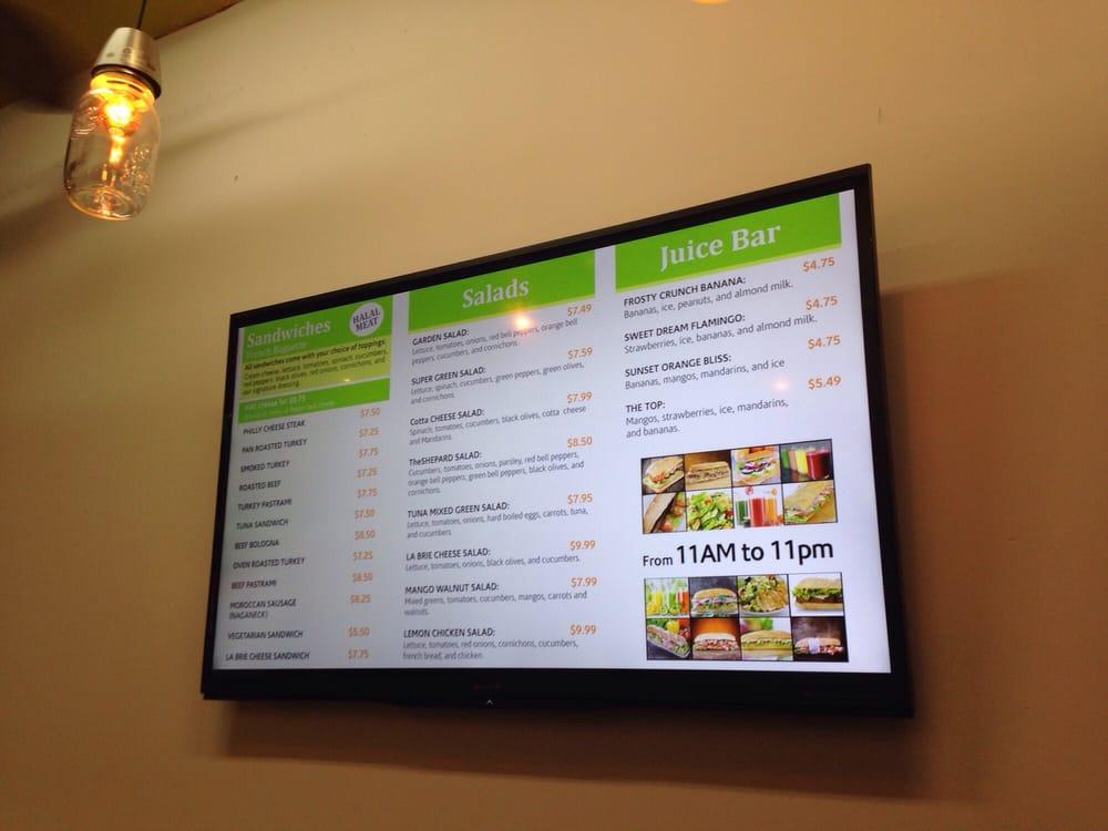 Menu at Al Basha Grill restaurant, Miami Beach