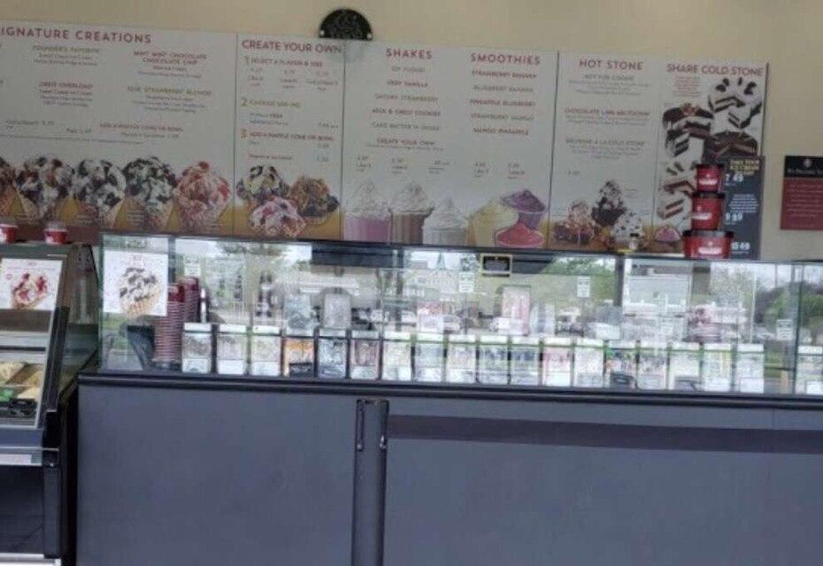 Menu at Cold Stone Creamery, Danbury
