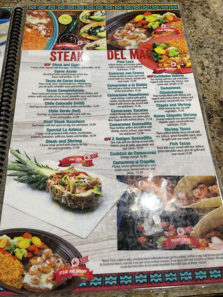 Menu at Don Patron Mexican Restaurant, Elkins