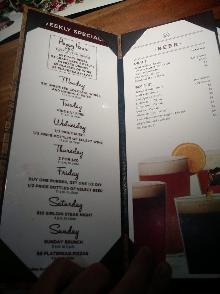Menu at Hy-Vee Market Grille cafe, Dubuque, Dodge St