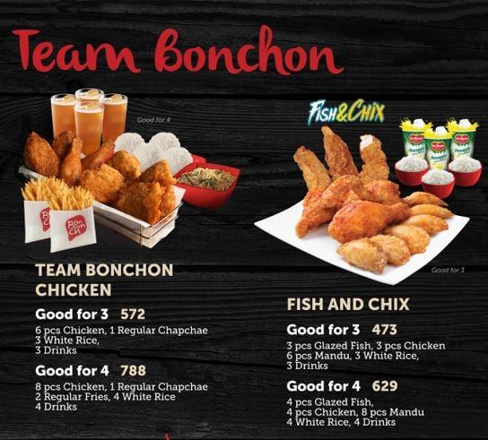 Menu at BonChon Chicken Tuguegarao1 restaurant, Tuguegarao City