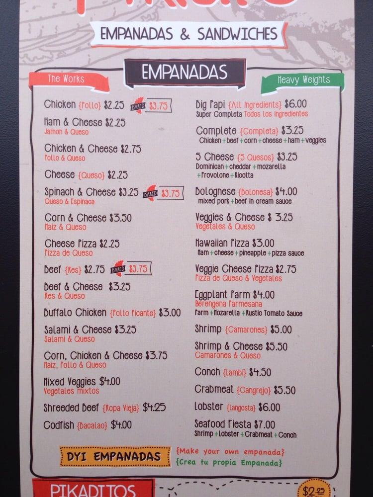Menu at Pikalo JP restaurant, Boston, 360 Centre St