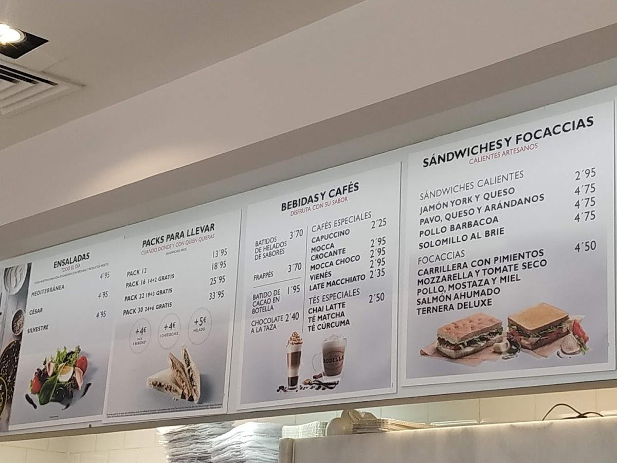 Carta del restaurante Rodilla, Pozuelo del Alarcón, Vía del las Dos ...