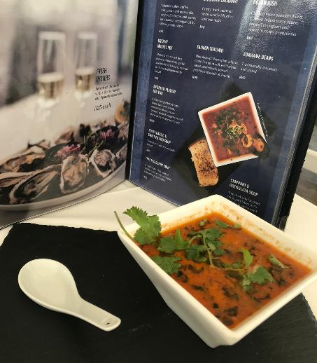 Menu at Blowfish Restaurant, Cape Town, 1 Marine Dr