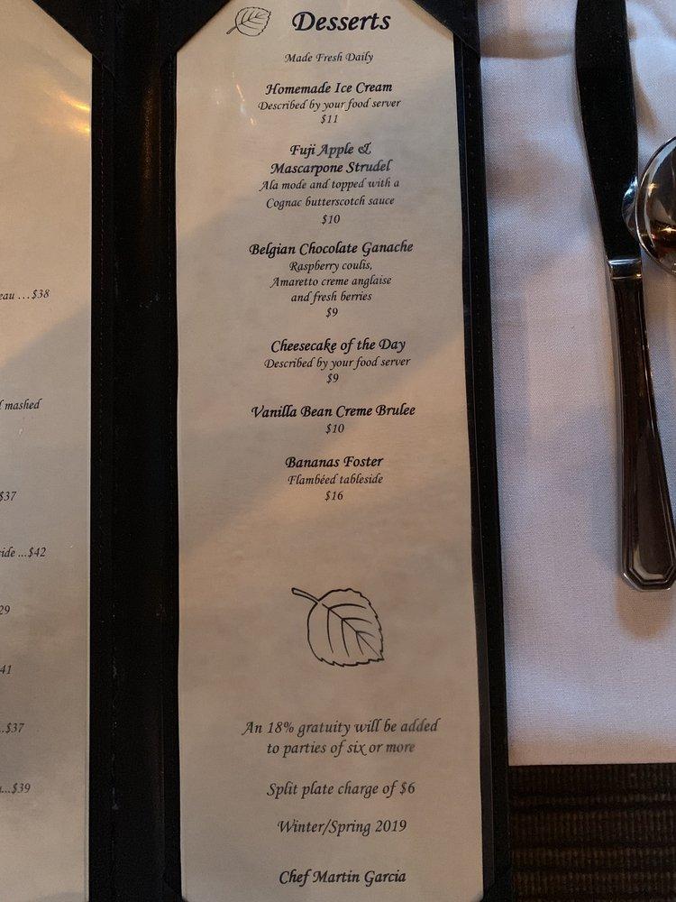 Menu at Convict Lake Resort pizzeria, Mammoth Lakes, Convict Lake Rd