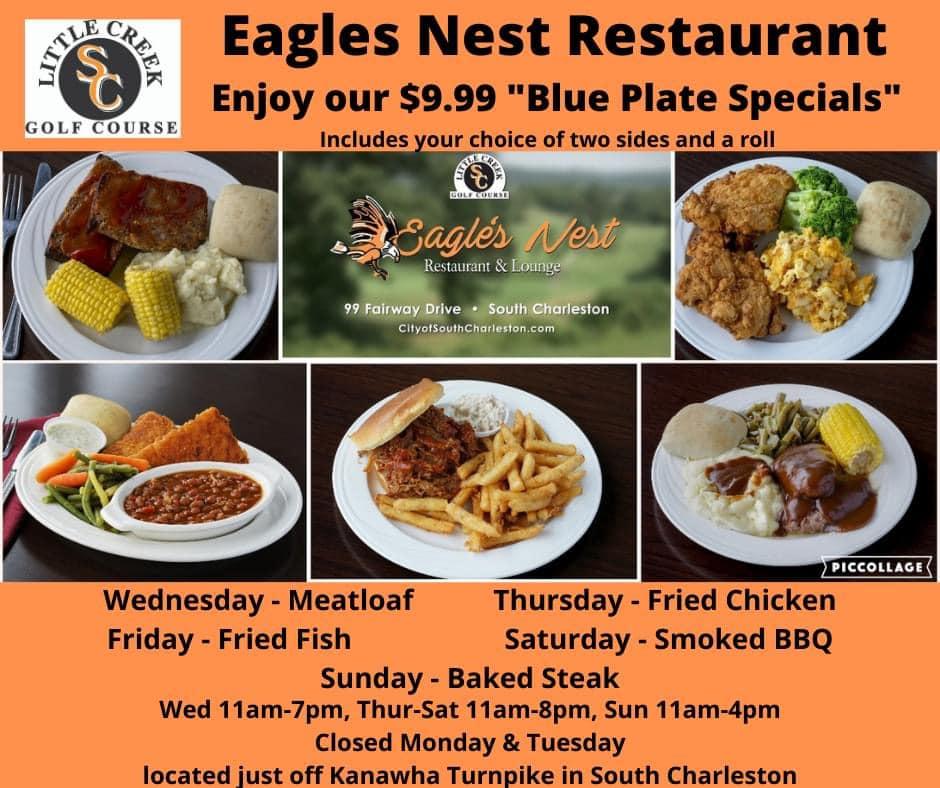 Menu at Eagle's Nest Restaurant, South Charleston
