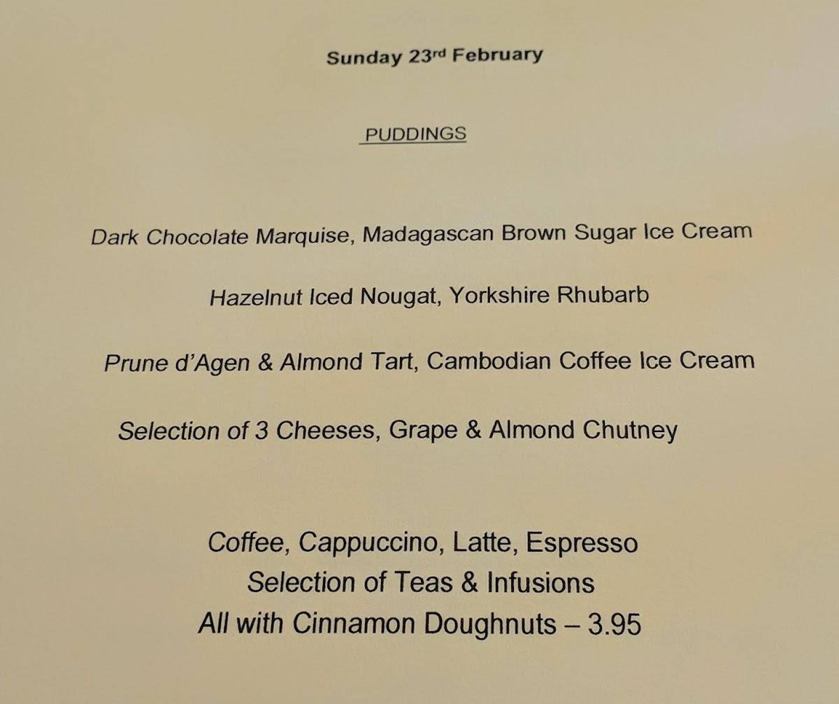 Menu at The Neptune pub & bar, Hunstanton