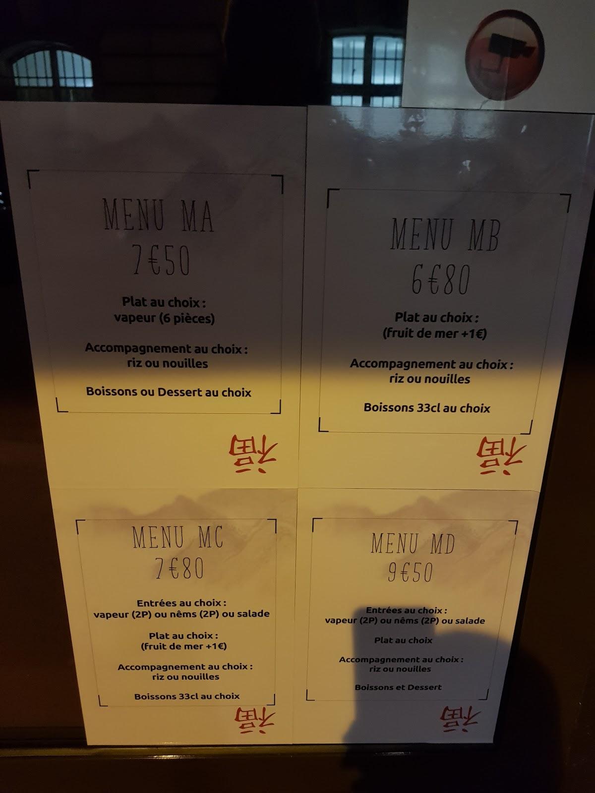 Menu au Sweet KT Restaurant Japonais à Volonté, Paris