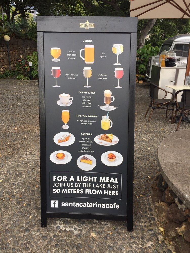 Menu at Santa Catarina Café, Funchal, Avenida do Infante 12