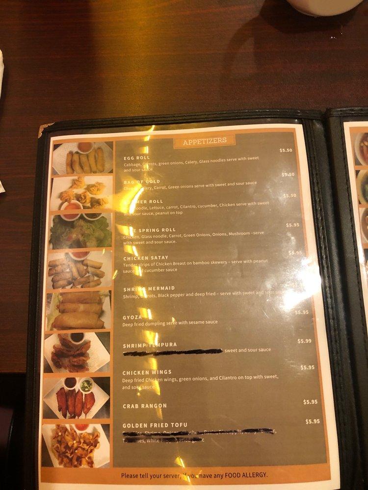Menu at Zogam Khai restaurant, Bowling Green, 111 Old Morgantown Rd #200