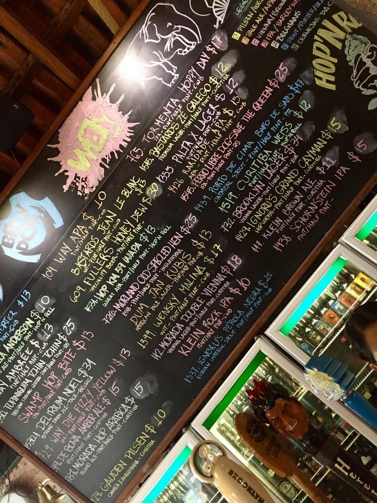 Menu at Hop'n Roll pub & bar, Curitiba