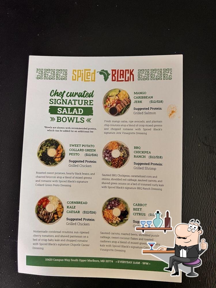 Spiced Black, Kettering - Restaurant menu, prices and reviews