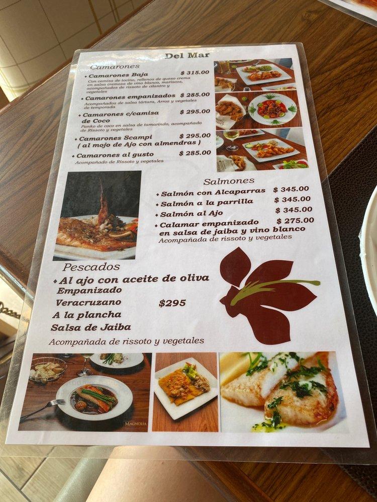 Menu at Casa Magnolia Restaurante, Ensenada, México 1