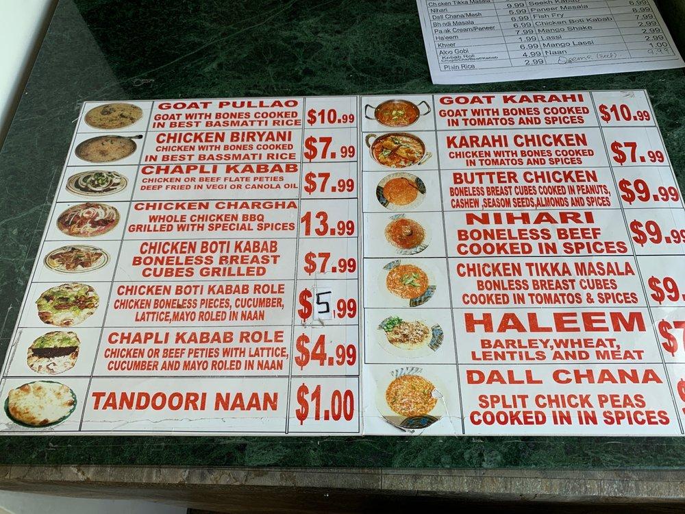 Menu at Khan BBQ & Grill, Houston, W Little York Rd