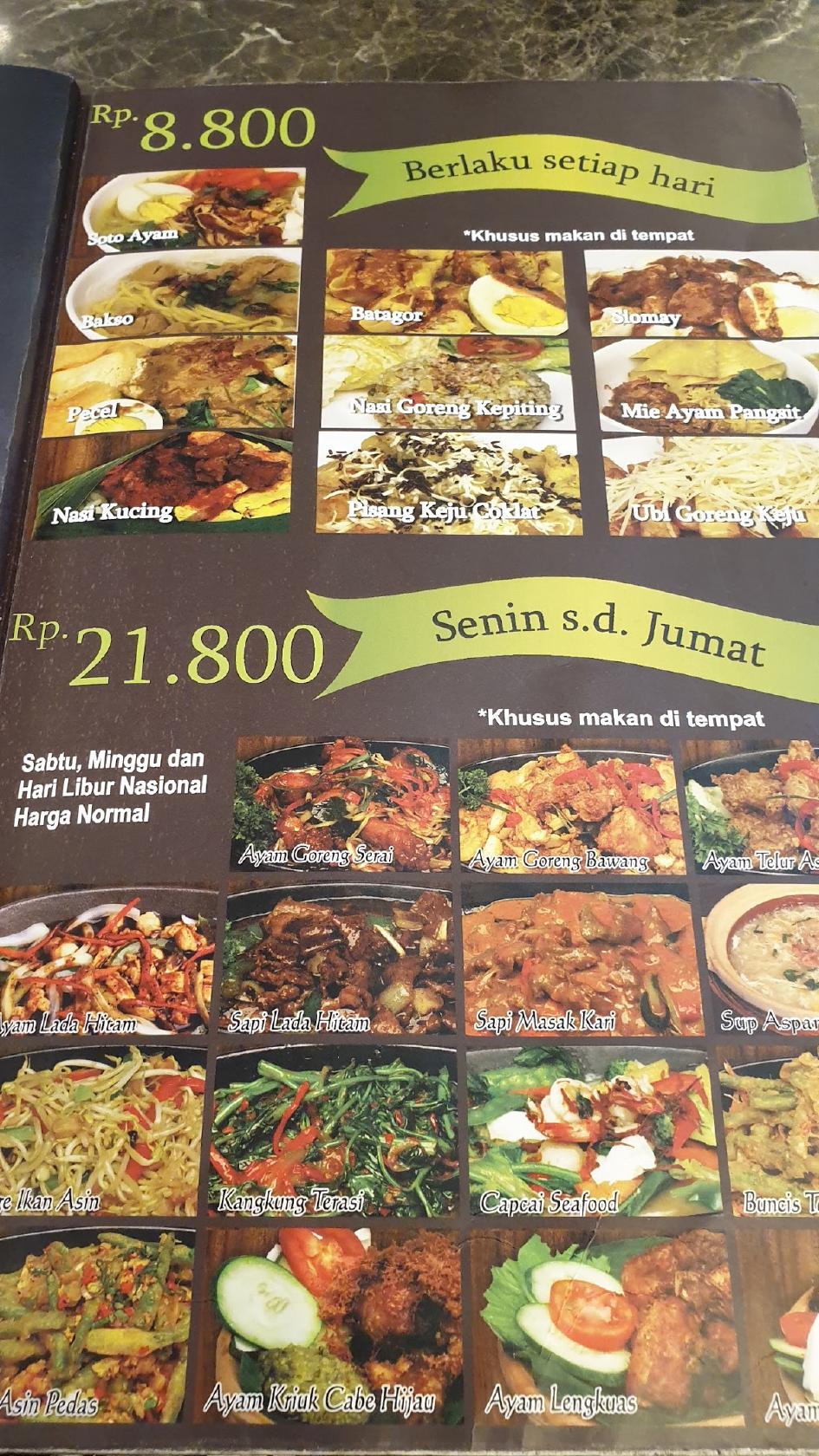 Menu at Baresto Cafe DC Mall Batam, Batam, DC Mall Lantai Dasar