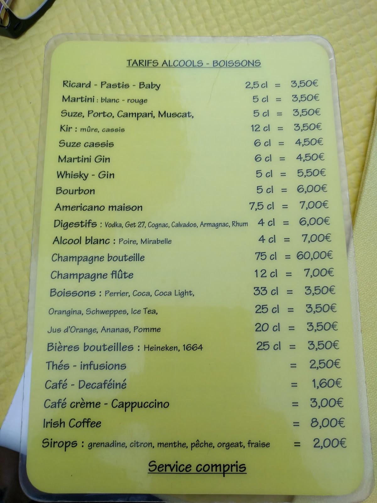 Menu at L'Entrecôte BBQ, Montpellier, 3 Rue de Verdun