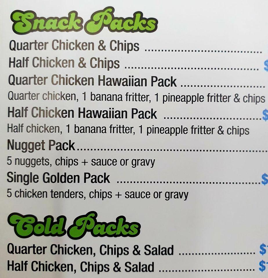 Menu at Green Corner Kitchen fast food, Gawler