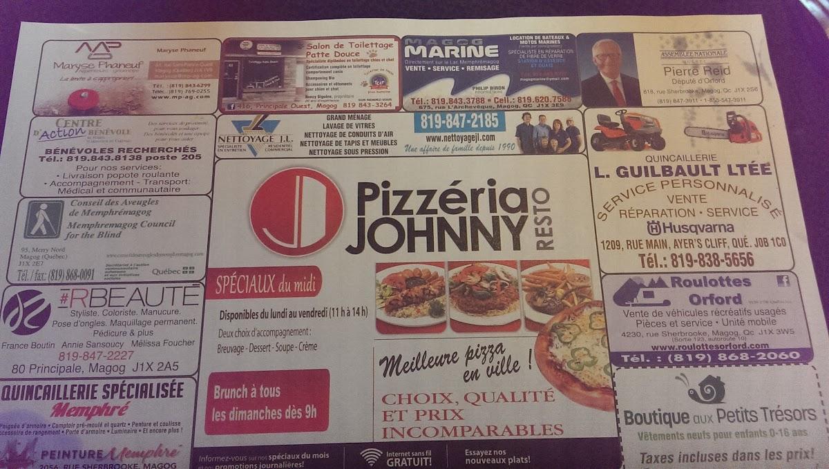 Menu at Johnny Resto - Magog pizzeria, Magog