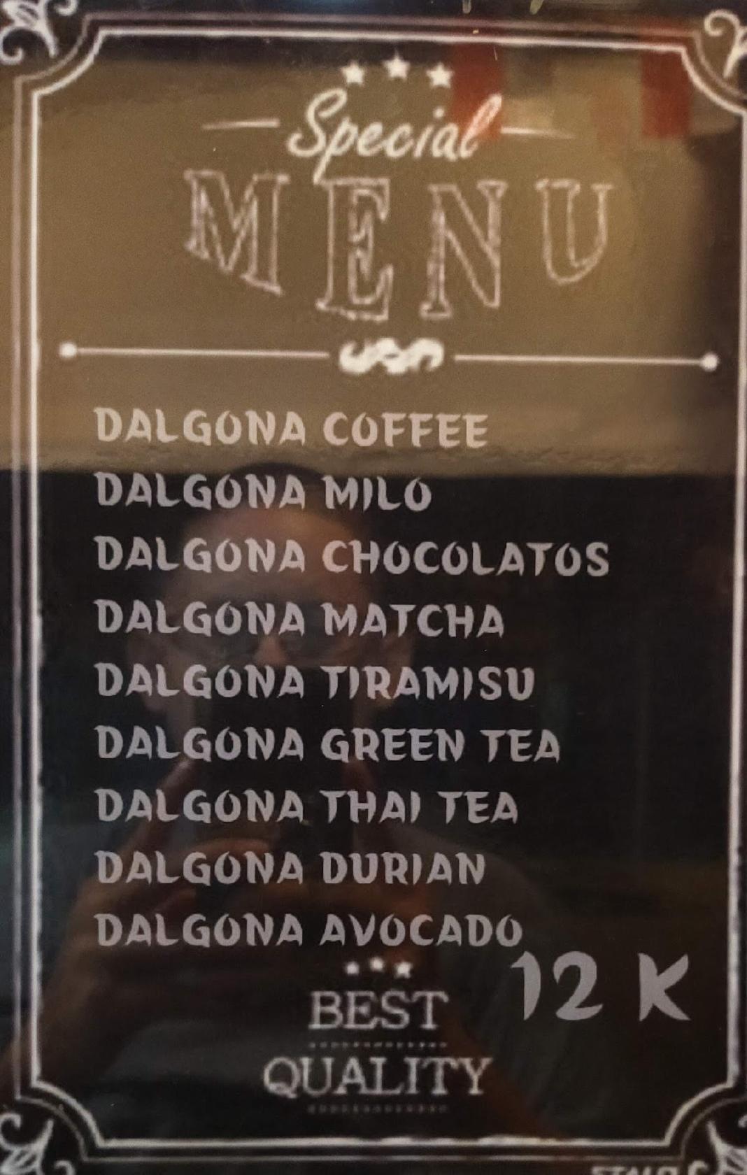 Menu at Stay Cool Kedai Minuman Boba Brown Sugar, Dalgona, Cream Cheese ...