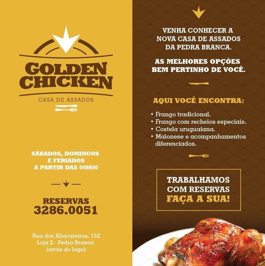 Menu at Golden Chicken Carnes e Frangos restaurant, Palhoça