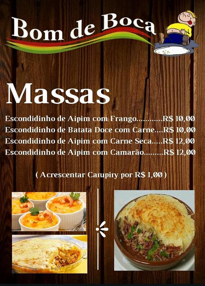 Menu at Restaurante & Bar & Lanchonete - Espaço Bom De Boca, Saquarema