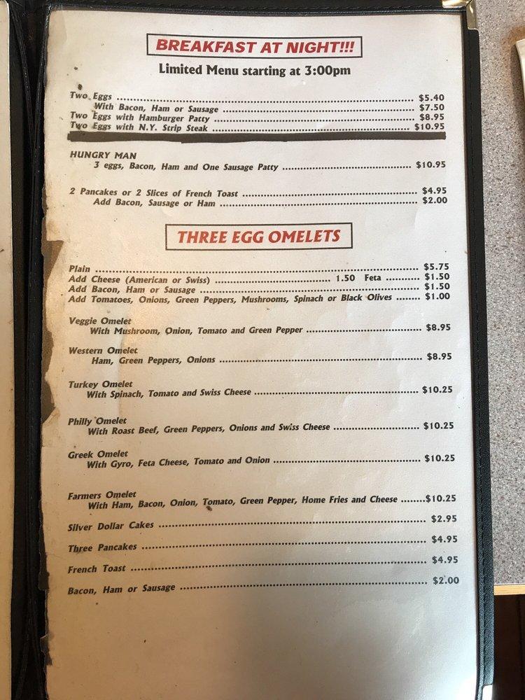 Menu at Christo's Café cafe, Orlando, Edgewater Dr