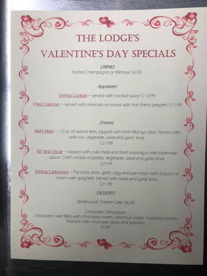 Menu at The Lodge pub & bar, Southbury
