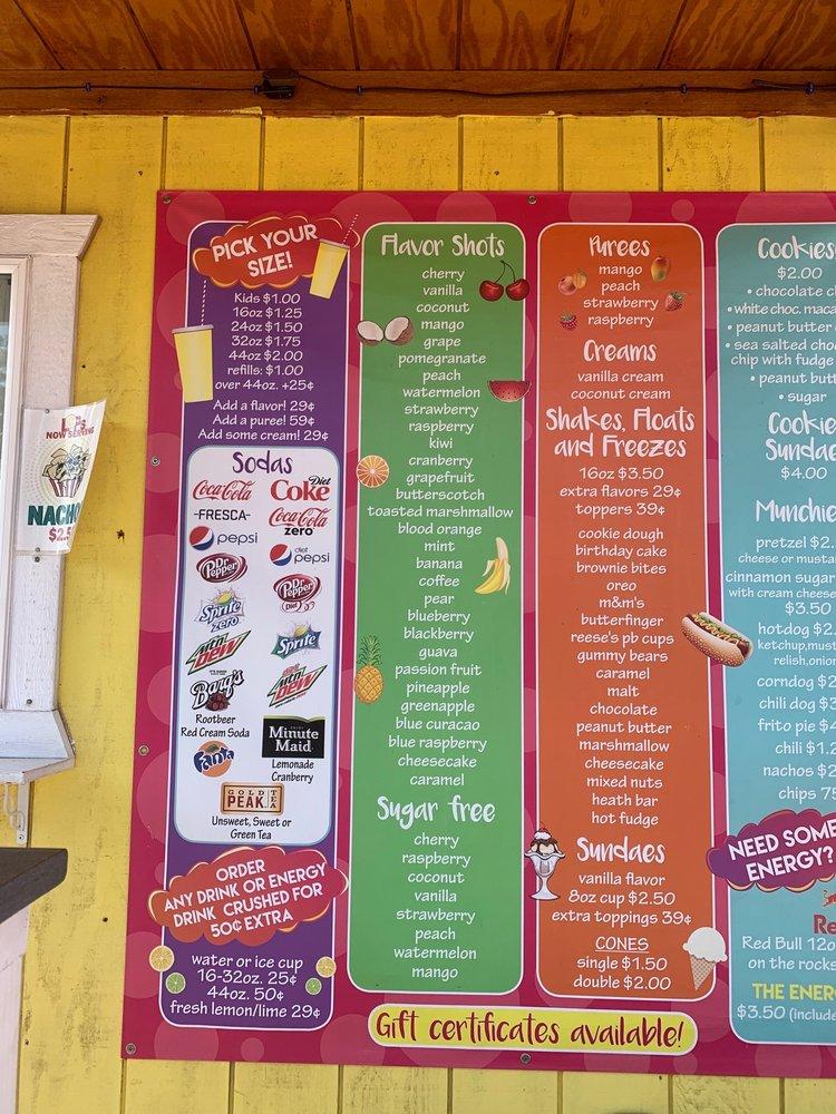 Menu at Lops Pop Shop pub & bar, Moab