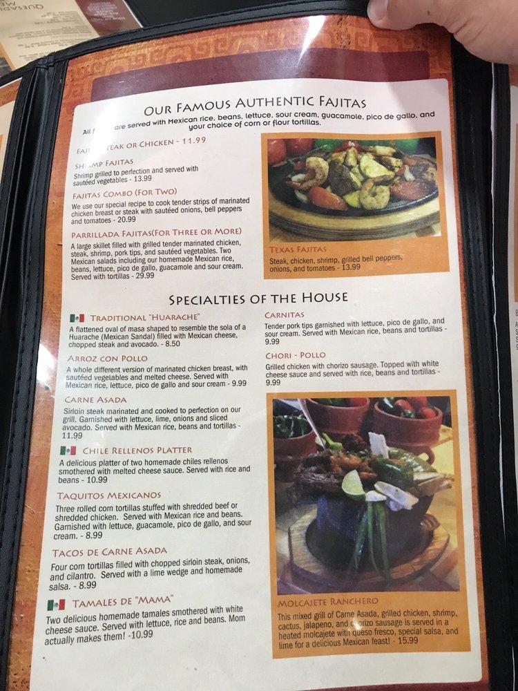 Menu at Pollo Loco restaurant, Sevierville, Newport Hwy