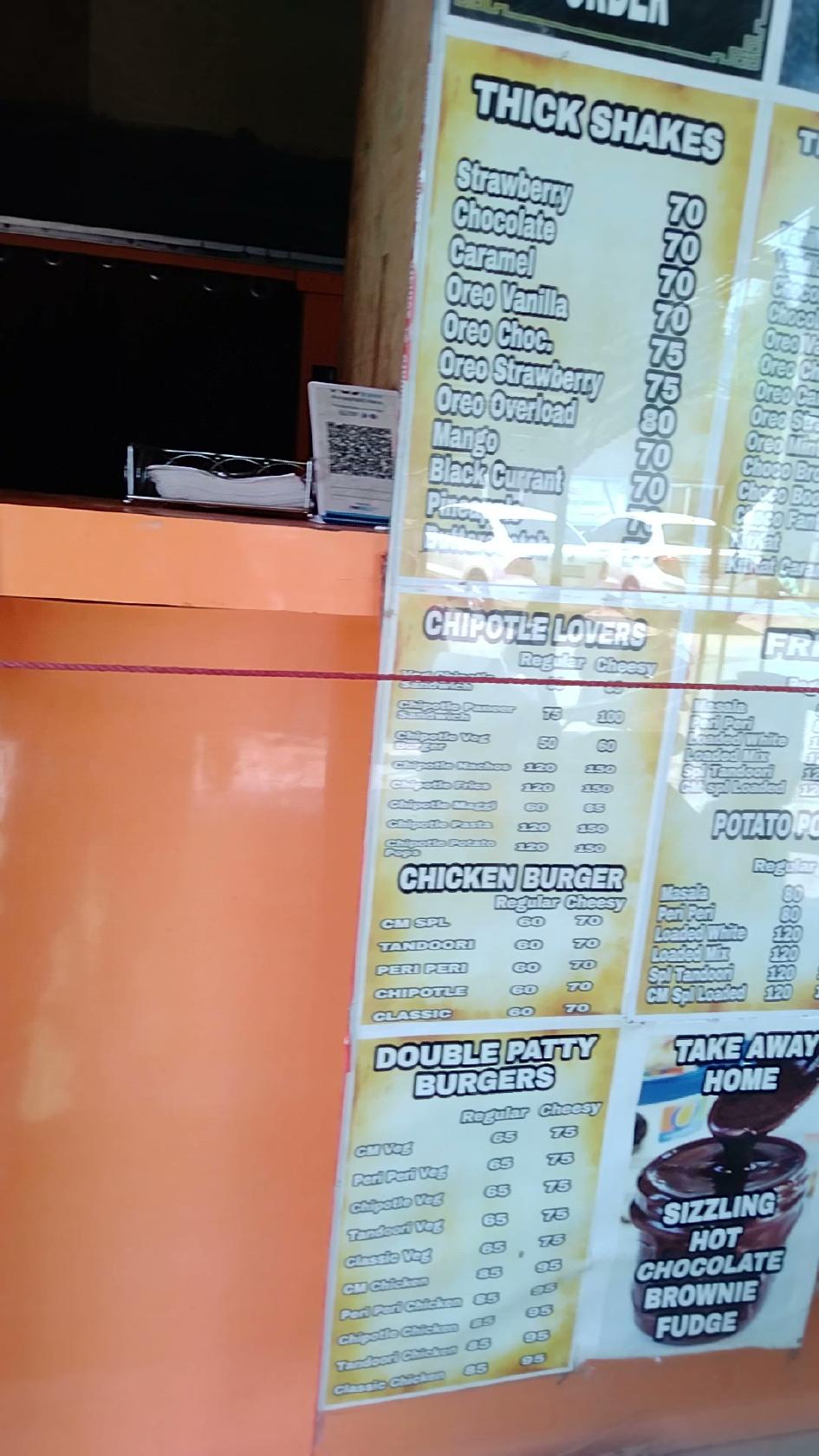Menu at COLD MONSTERS, Gurugram