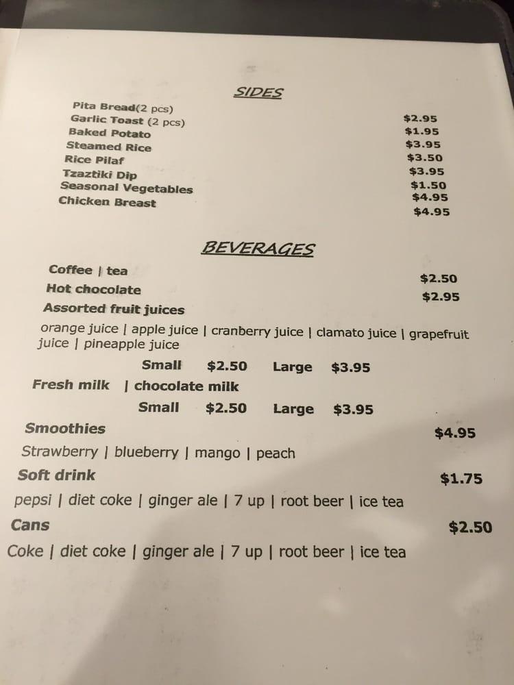 Menu at 506 All Day Grill restaurant, Whitehorse