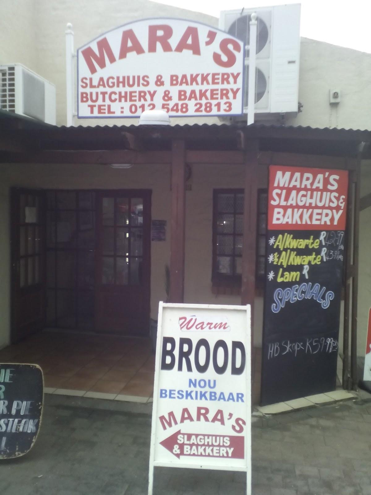 Mara's Slaghuis & Bakkery, Pretoria - Restaurant reviews
