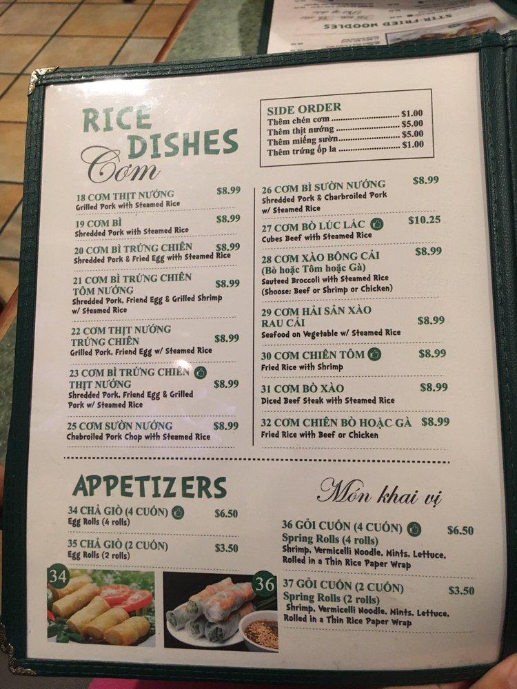 Menu at Pho 45 - La Mirada restaurant, La Mirada, La Mirada Blvd