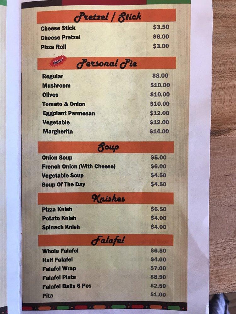 Menu at Slice 'n Spice pizzeria, Airmont