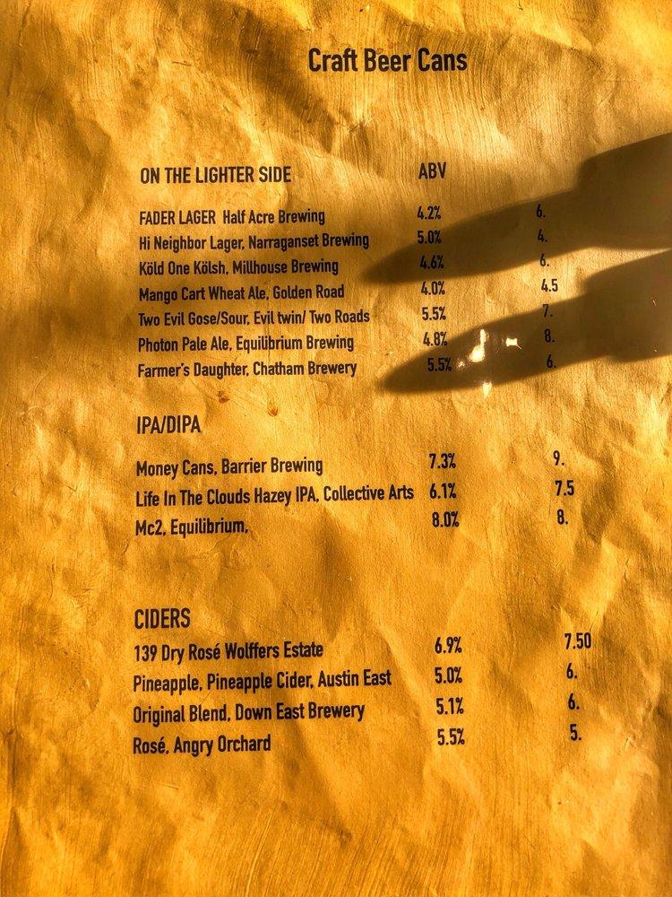 Carta de Copperbarn Coffeebar & Eatery, Middletown