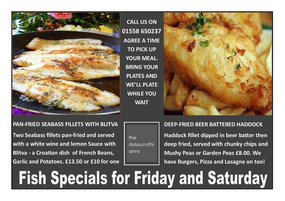 Menu at The Dolaucothi Arms pub & bar, Pumsaint