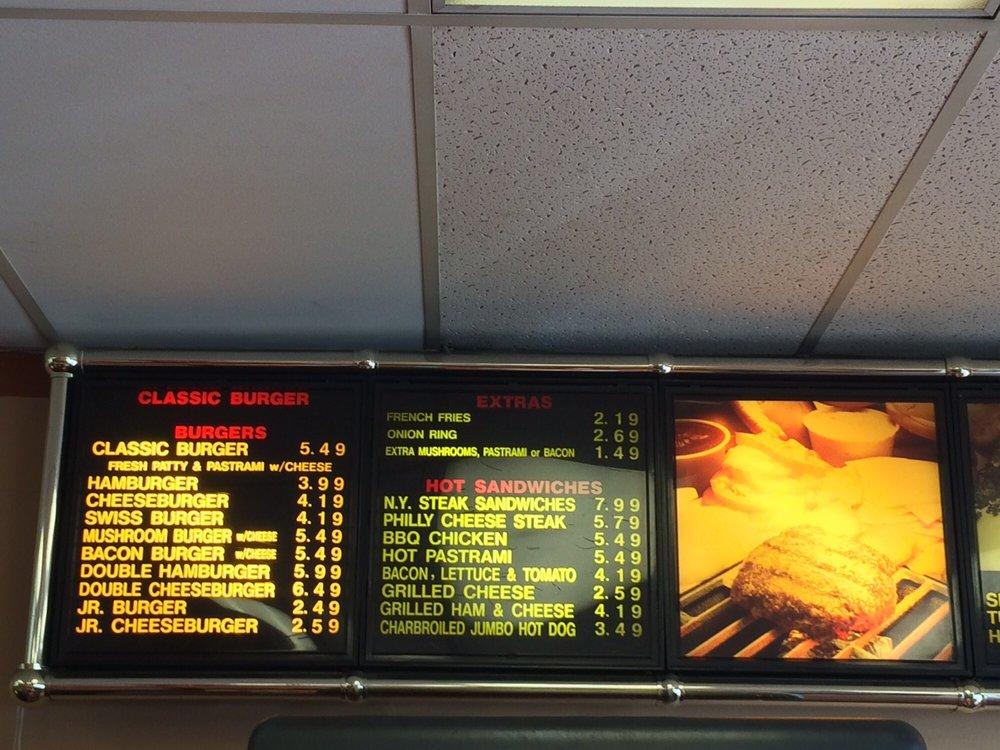 Menu at Classic Burger restaurant, San Lorenzo
