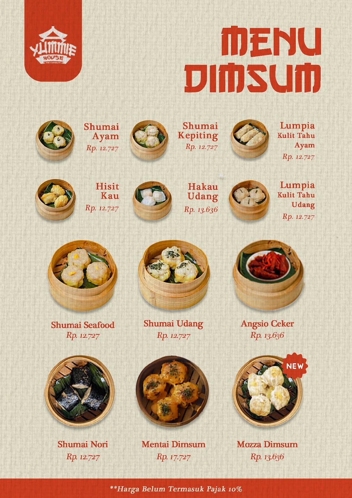 Menu at Yummie House Mie & Dimsum restaurant, Cianjur