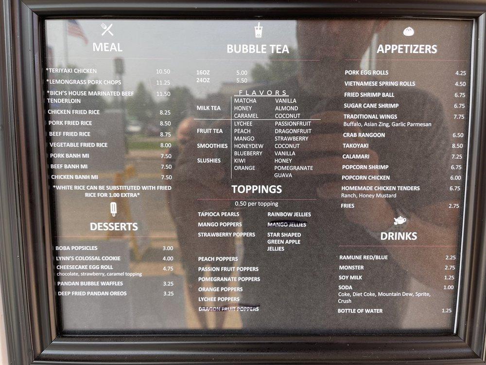 Menu at TemptAsians pub & bar, Chippewa Falls