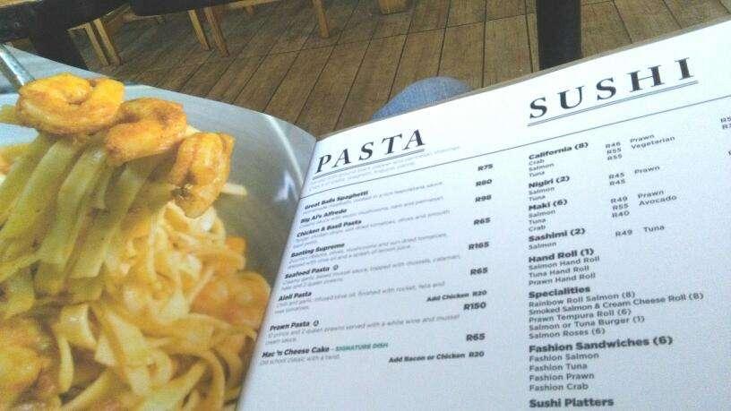 Menu at The Rock Kyalami restaurant, Midrand