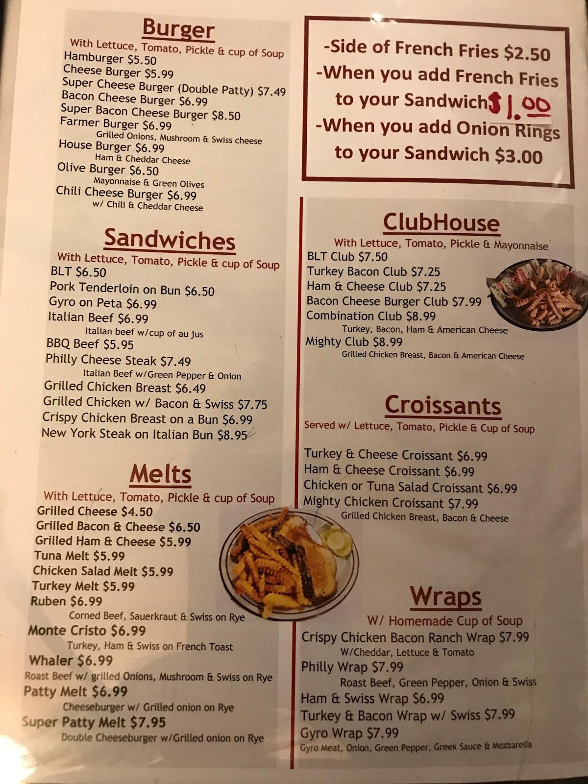 Menu at Garden View Family Restaurant lena il, Lena
