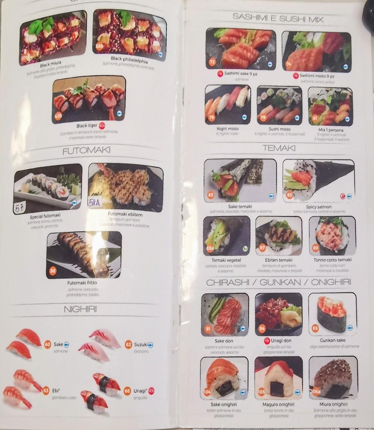Menu da Fuji Sushi ristorante, Savignano Sul Panaro
